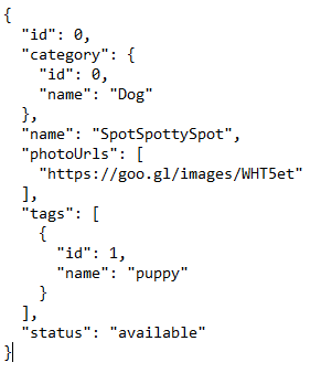 Swagger – Create a Pet – Eric Heald-Webb – Resume and Portfolio
